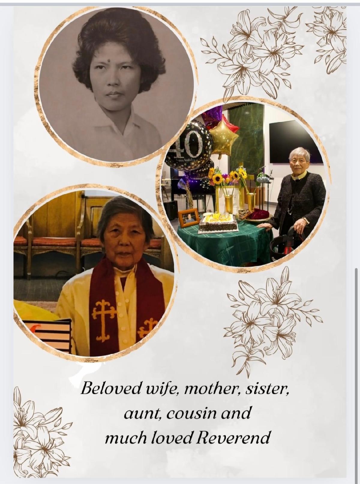 Service for Rev. Alice Anna Victorien Rampengan