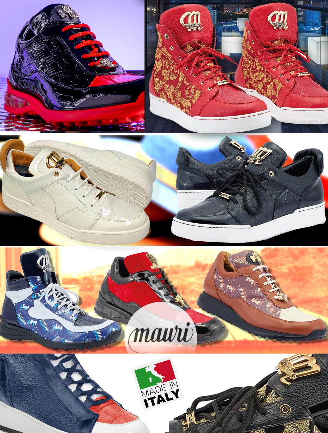 Mauri of Italy Sneakers, Exotic Skin Belts, and Beautiful Brims