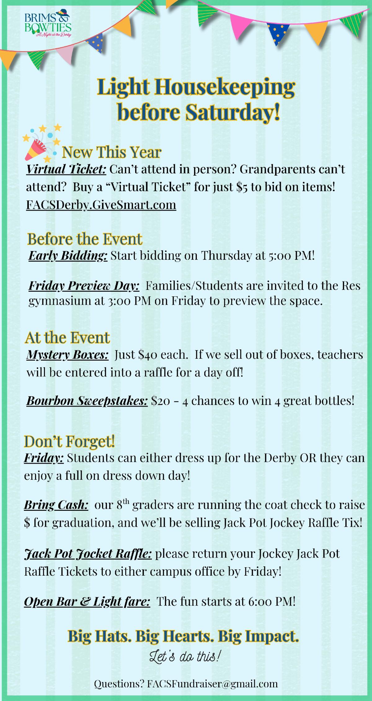 FACS Weekly Newsletter - November 12, 2025