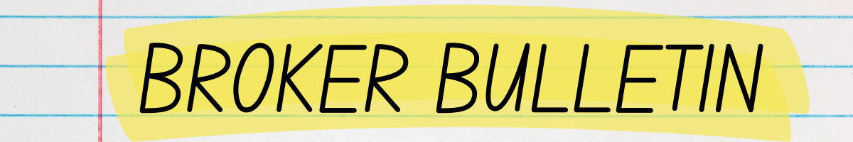 GSBOR Broker Bulletin