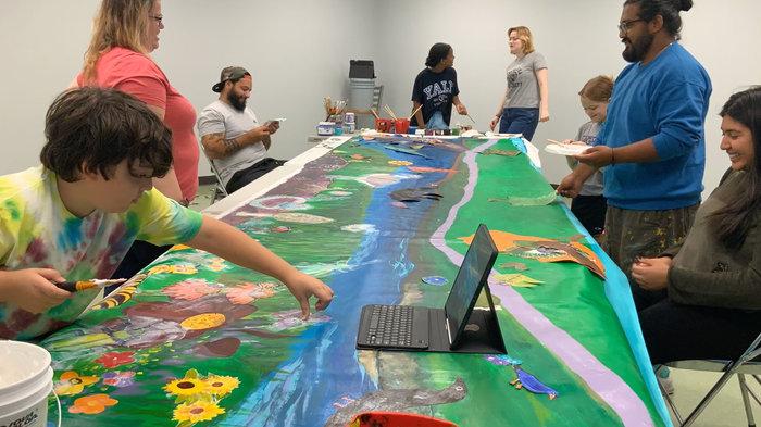 Heritage Park Public Art Project Ribbon Cutting July 19
