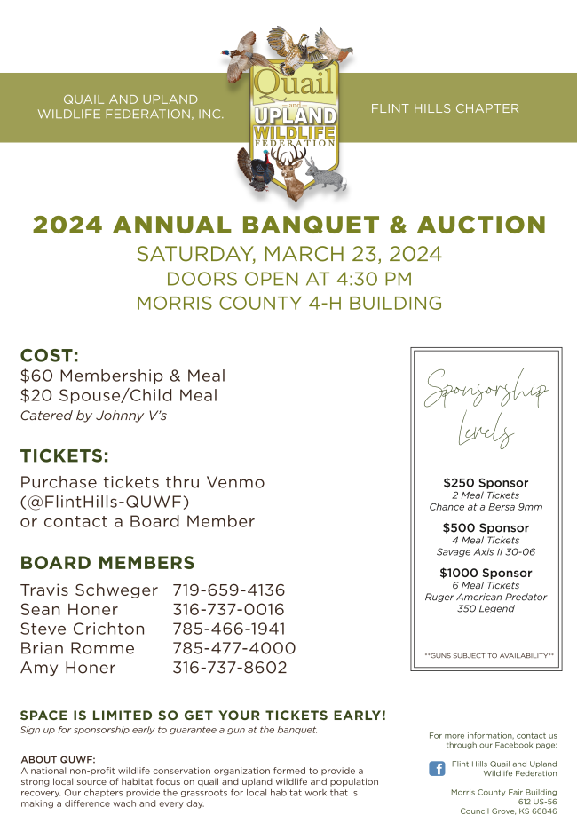 Banquet Week! This Sat March 23rd! Doors open 4:30 PM,