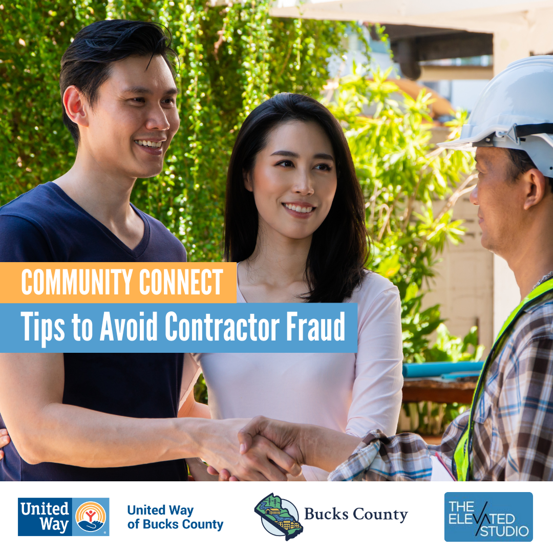 Community Connect: Tips to Avoid Contractor Fraud (free + open to all)