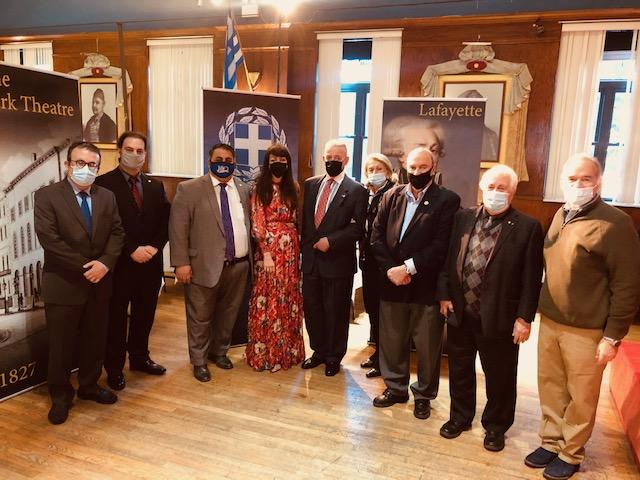 AHEPA Performs Greek Bicentennial Reenactment of the Greek Ball of New York