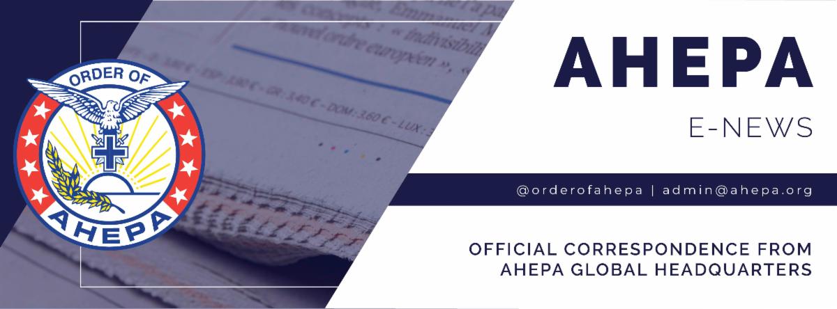 AHEPA E-News! Volume 20, Issue 1