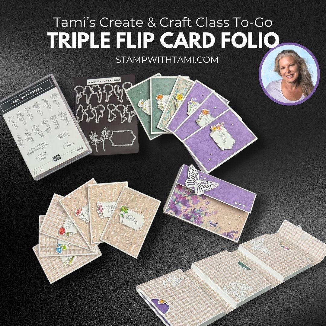 Triple Flip Folio Create & Craft Class - $74