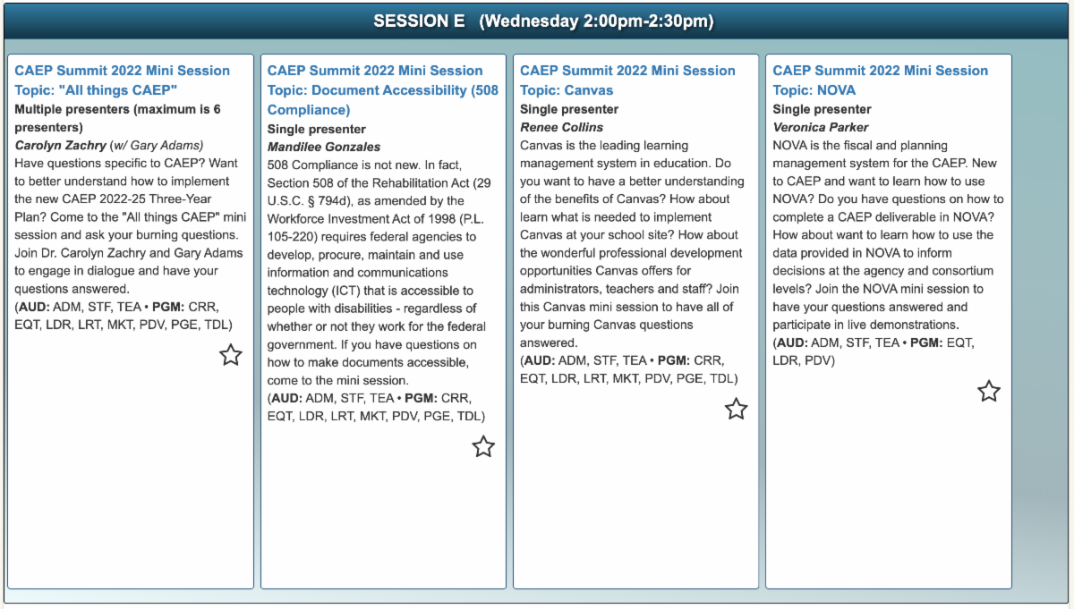 Welcome to Day 2 of the CAEP Summit 2022!