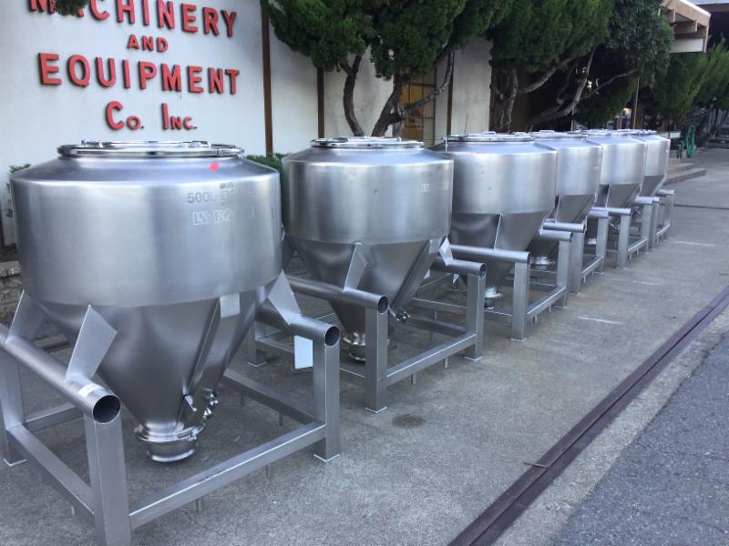 (6) Pharma Grade IBC Powder Totes