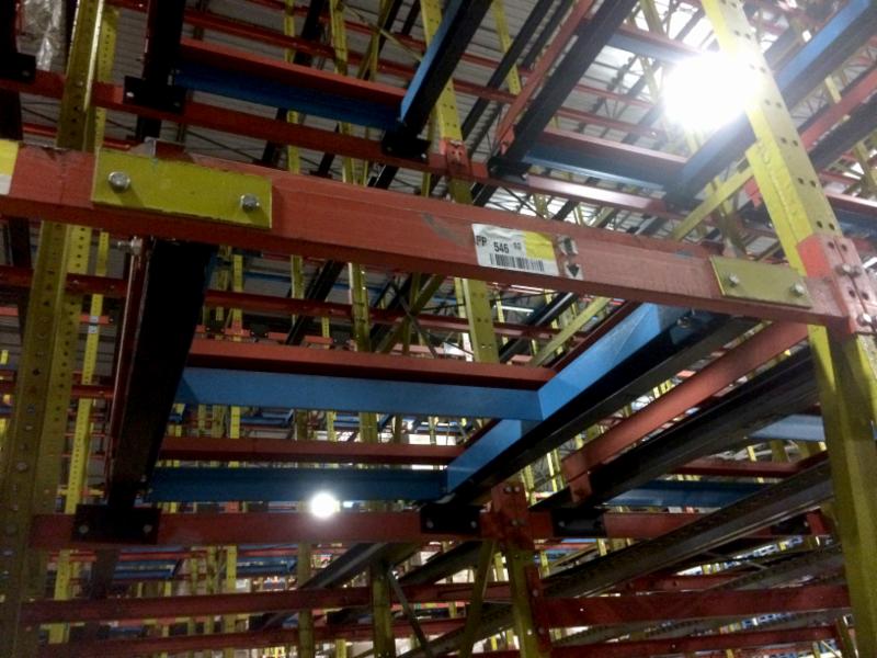 Used Frazier Structural Push Back Rack