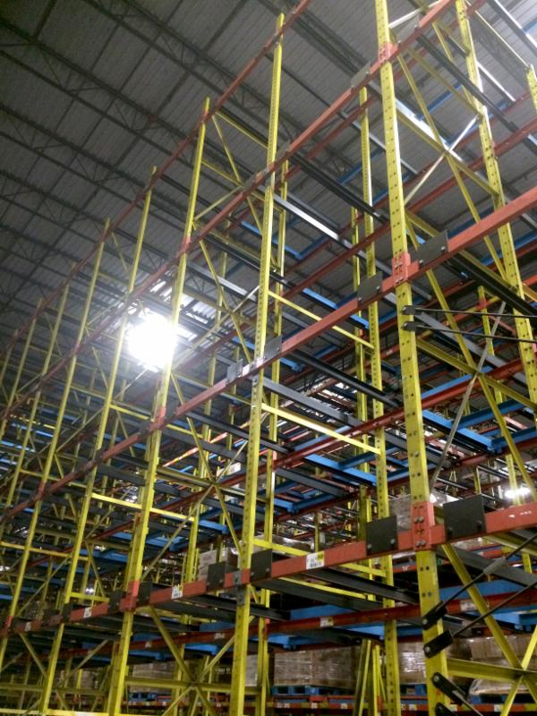 Used Frazier Structural Push Back Rack