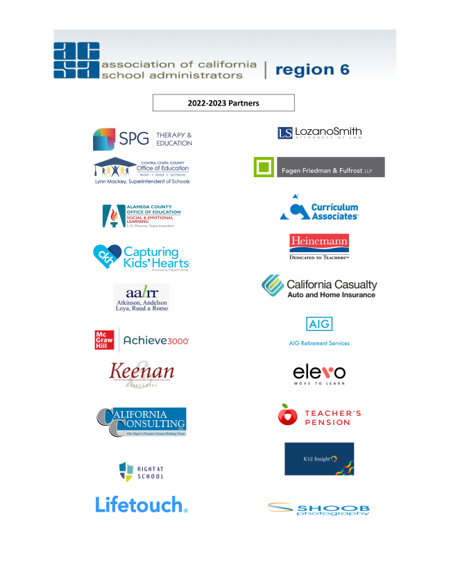 Congratulations to 2023-24 Region 6 Leadership Team