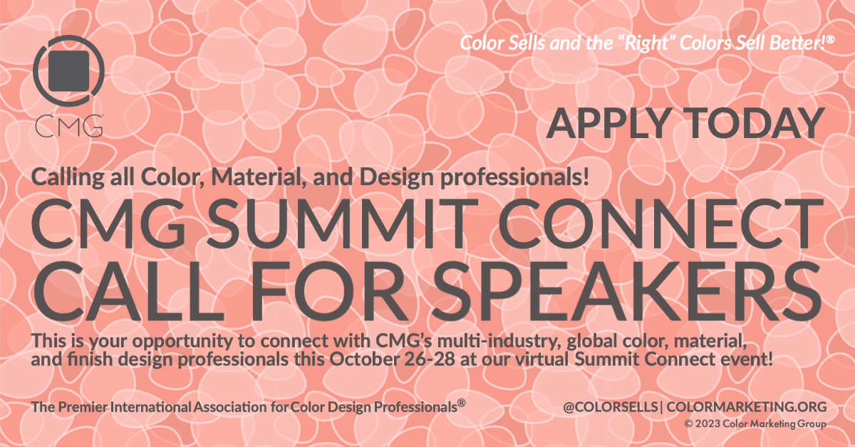 Calling all Color, Material and Design Professionals