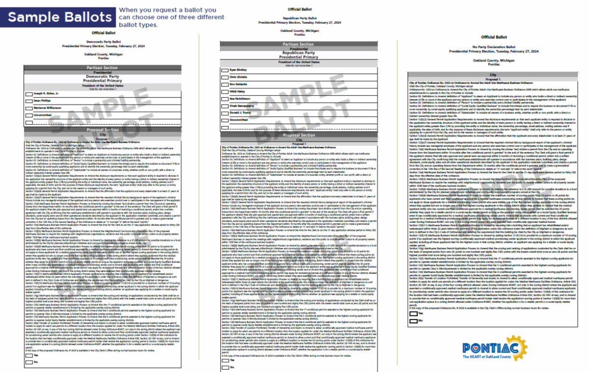 ELECTION DAY IS FEBRUARY 27, 2024 - Information regarding the Ballot ...