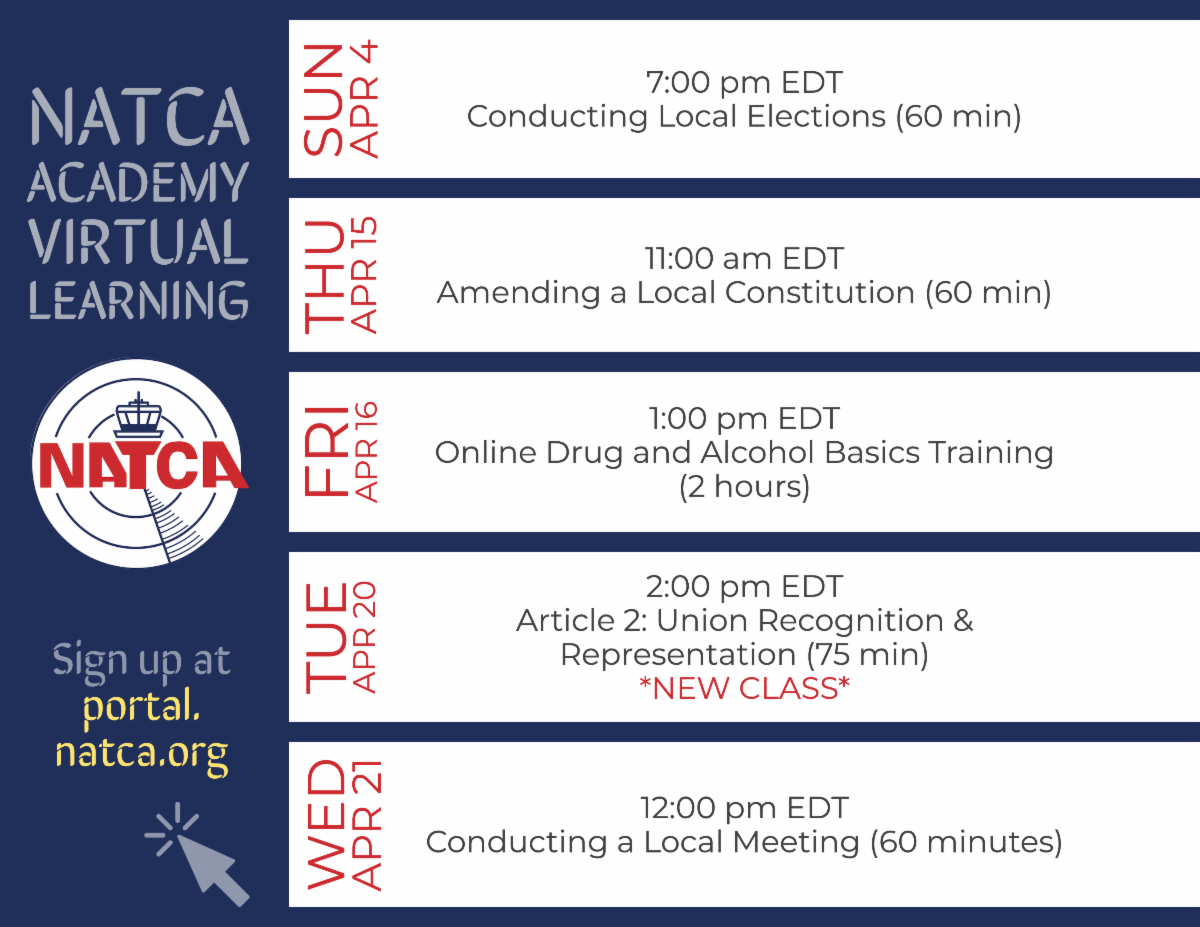 NATCA Insider: NATCA Signs on to Letter Requesting Urgent Action by ...