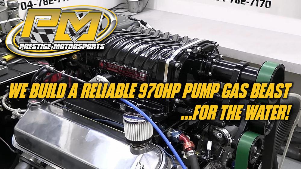 970hp 565ci Supercharged Big Block Chevy For The Water, New Brodix LS3 ...