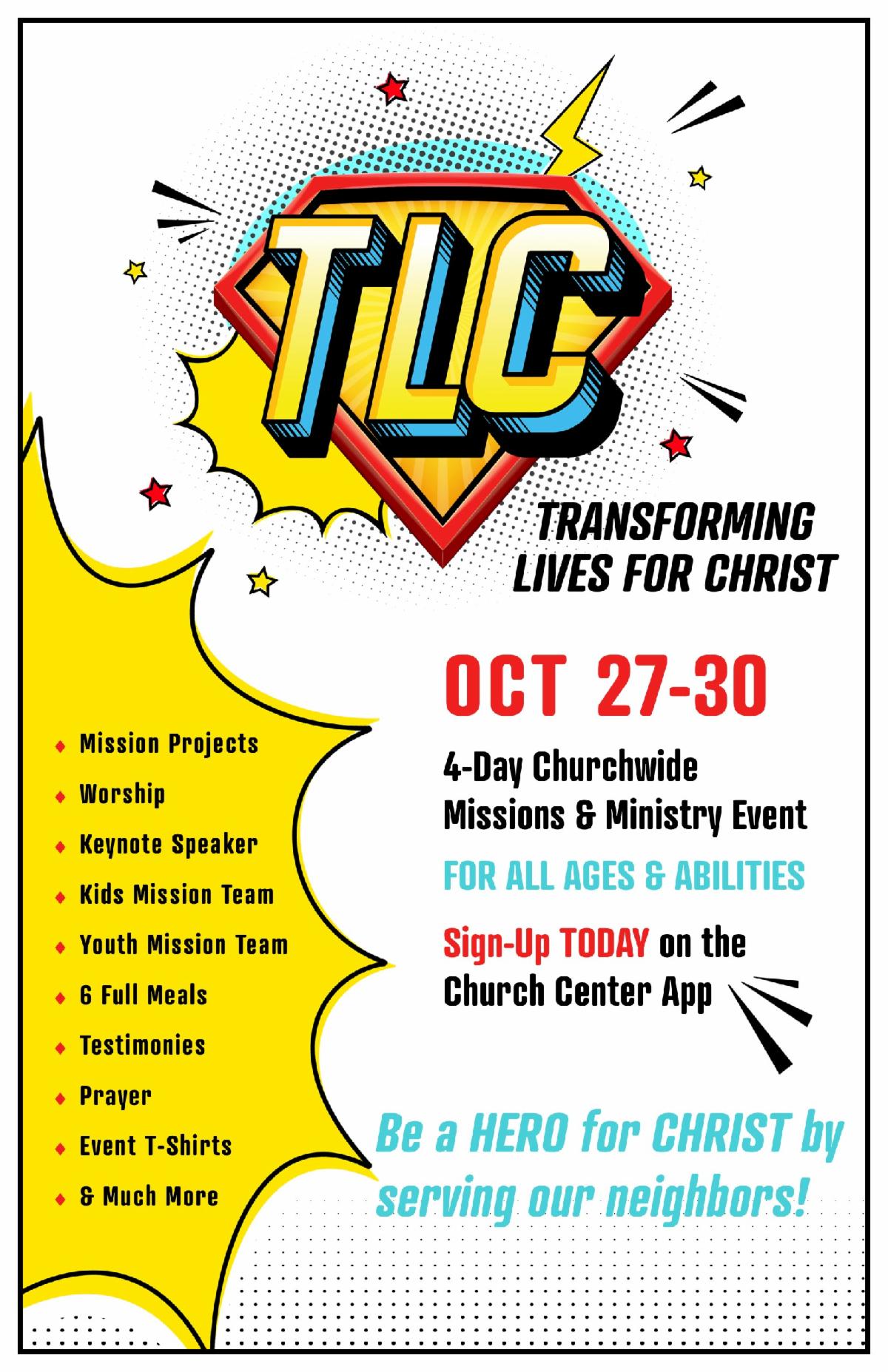 Weekly eNews- TLC Sign Up Deadline, Deacon Ordination and Installation