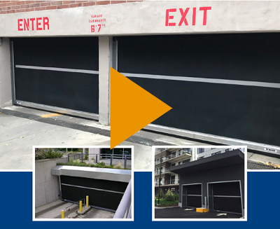 High Speed, High Cycle, Impactable Door Systems for Parking Garage ...