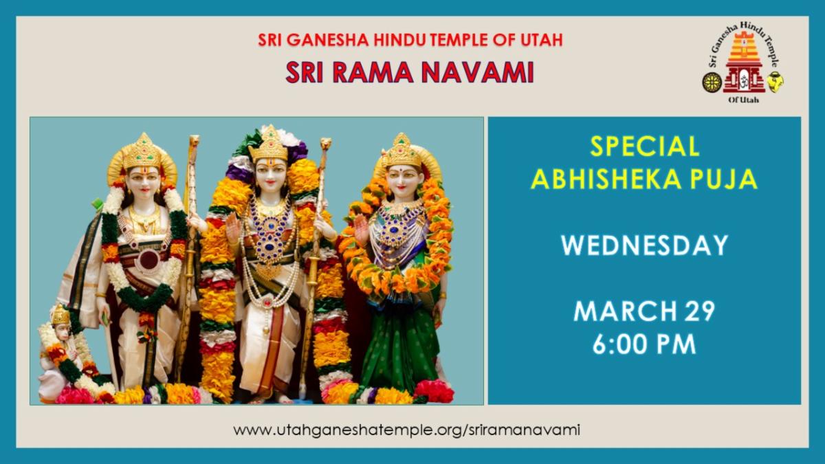 Durga Homa; Sri Rama Navami; Sita Rama Kalyana Utsava
