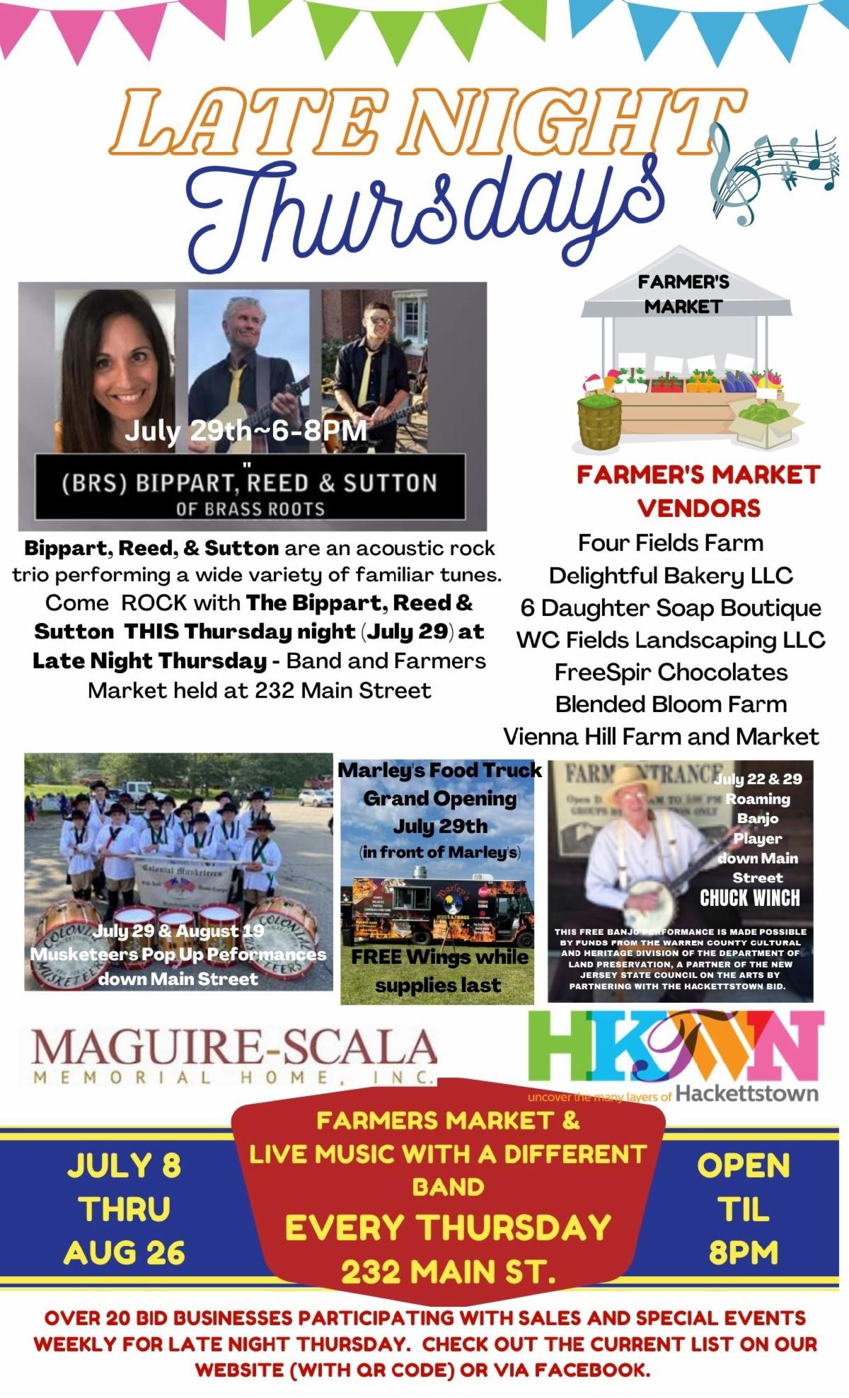 Late Night Thursday This Week!