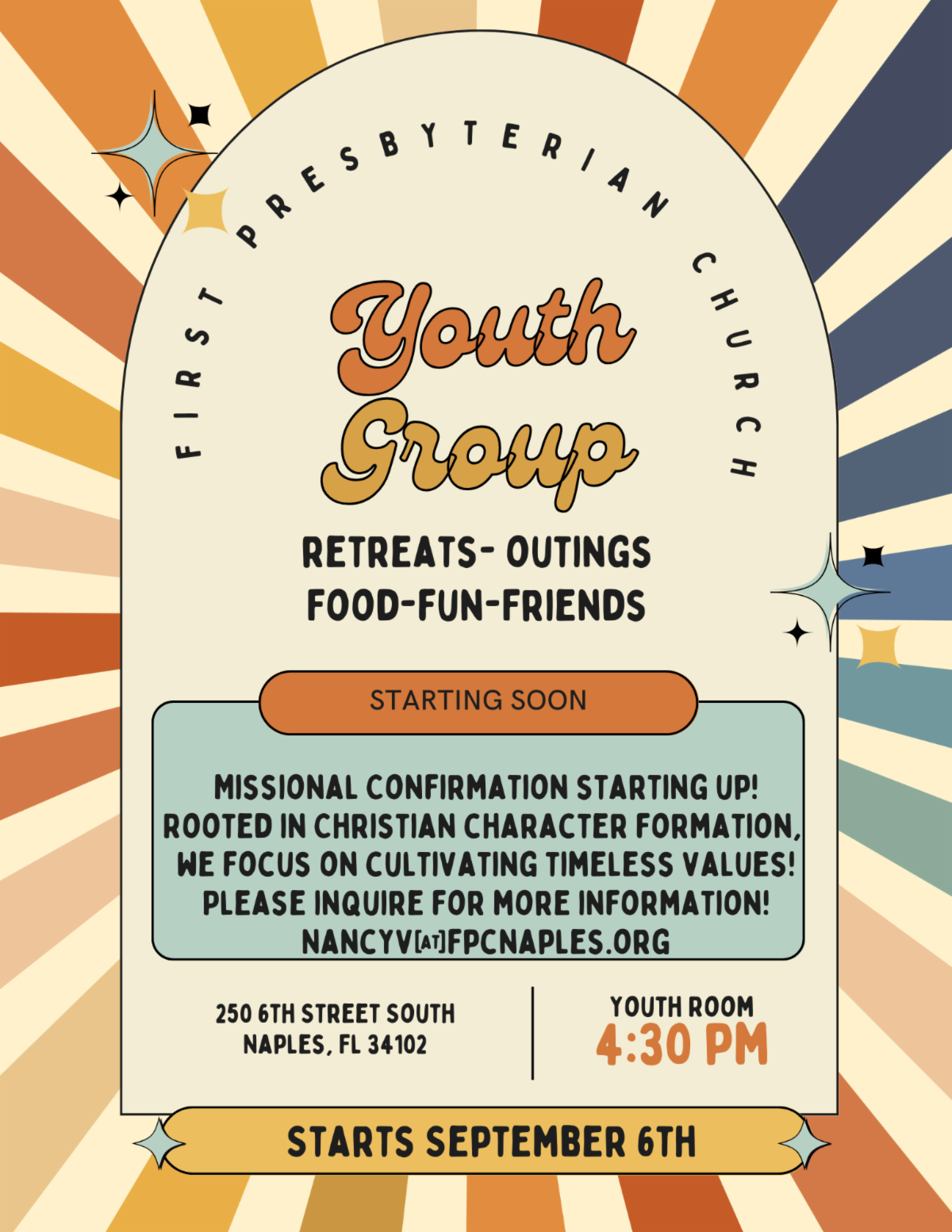Youth Groups Starts This Week!