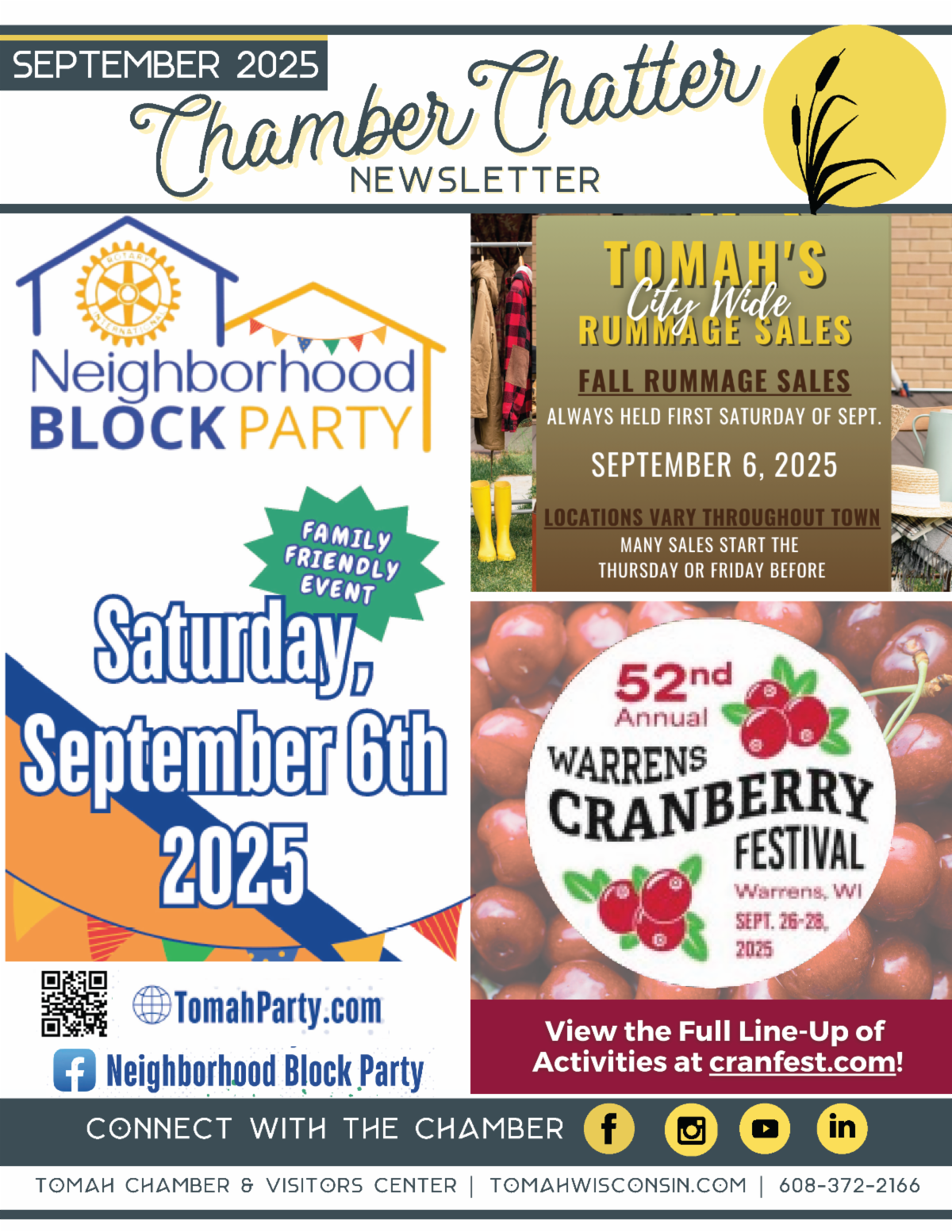 🍂September 2025 Chamber Chatter E-Newsletter🏫