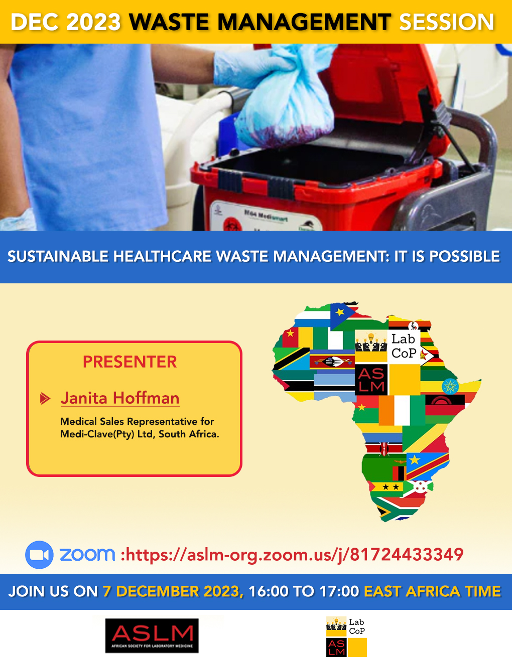 LabCoP Waste Management Sub-CoP ECHO Session on 7 Dec!