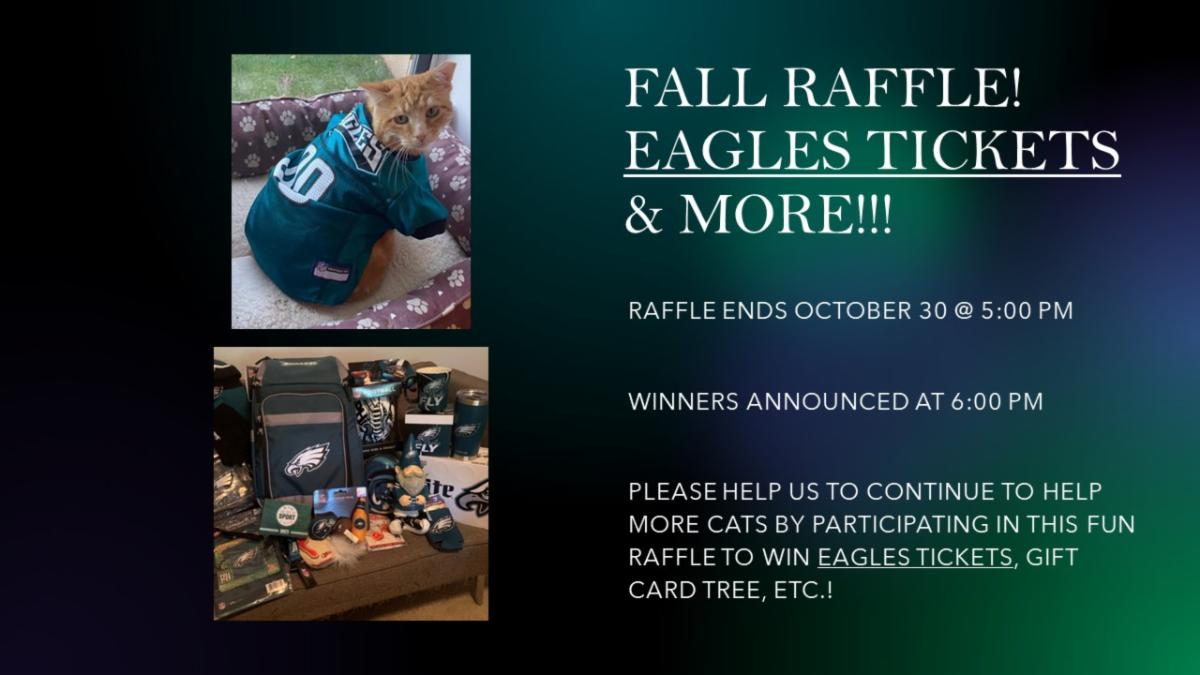EAGLES TICKETS! JUST 24 HOURS LEFT TO ENTER THE RAFFLE!!!