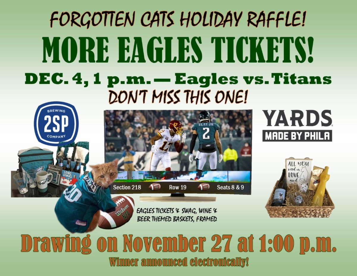 HOLIDAY RAFFLE (Eagles Tickets!!!), Puffy's Story, Volunteer ...