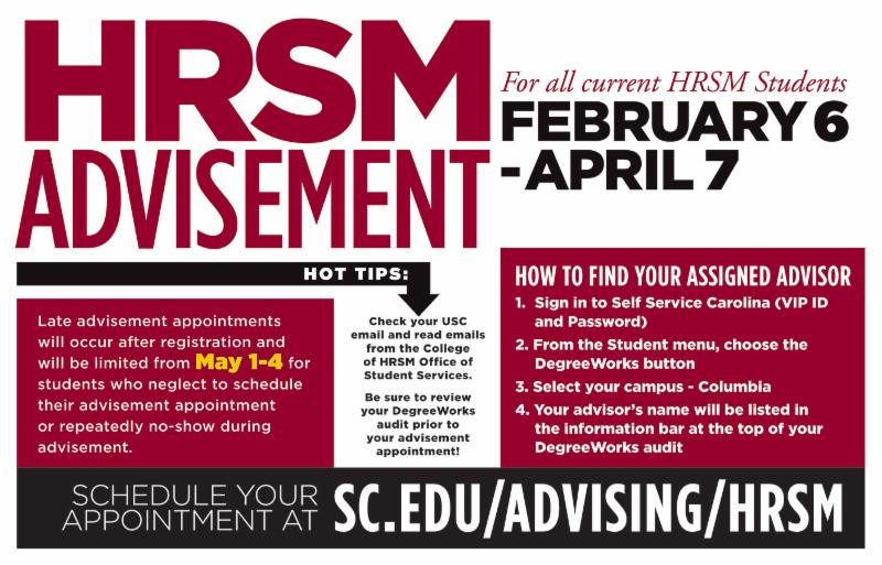 Important HRSM Registration Tips & Reminders