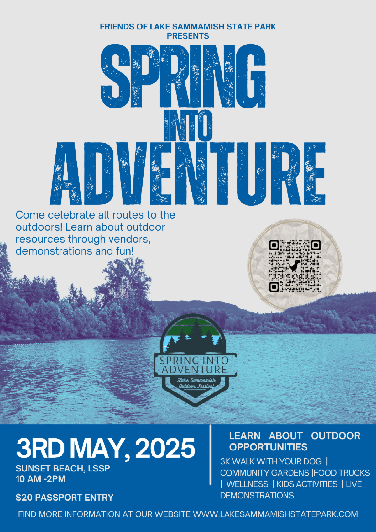 Spring into Adventure: Lake Sammamish Outdoor Festival, May 3rd