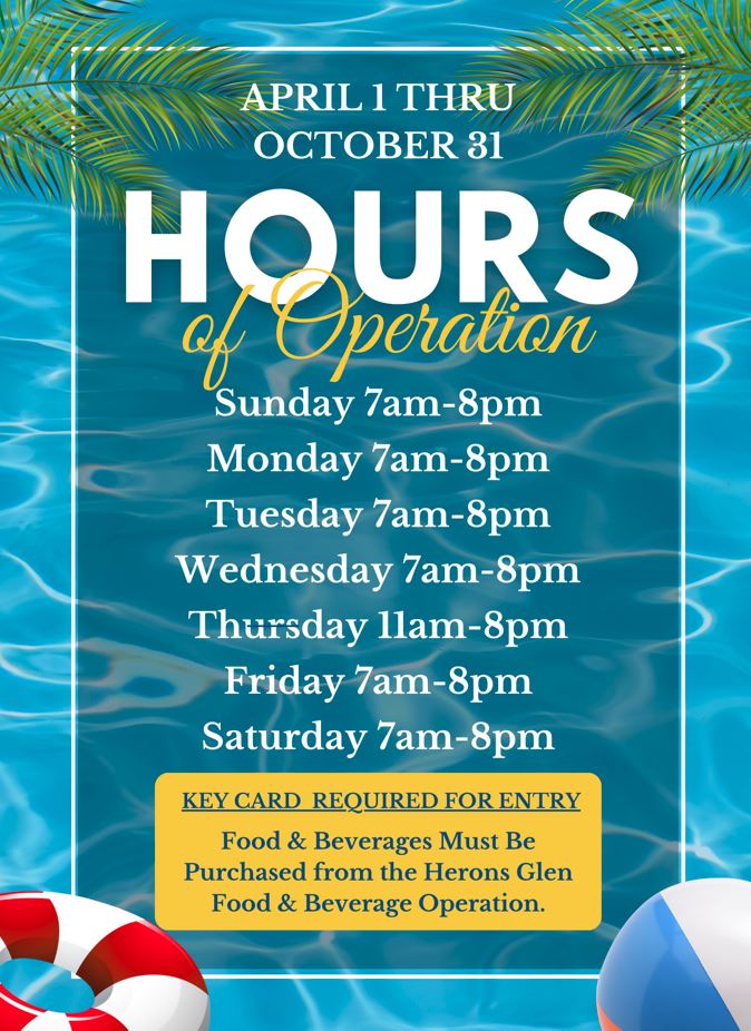 Recreation District Happenings - Pool Deck Access