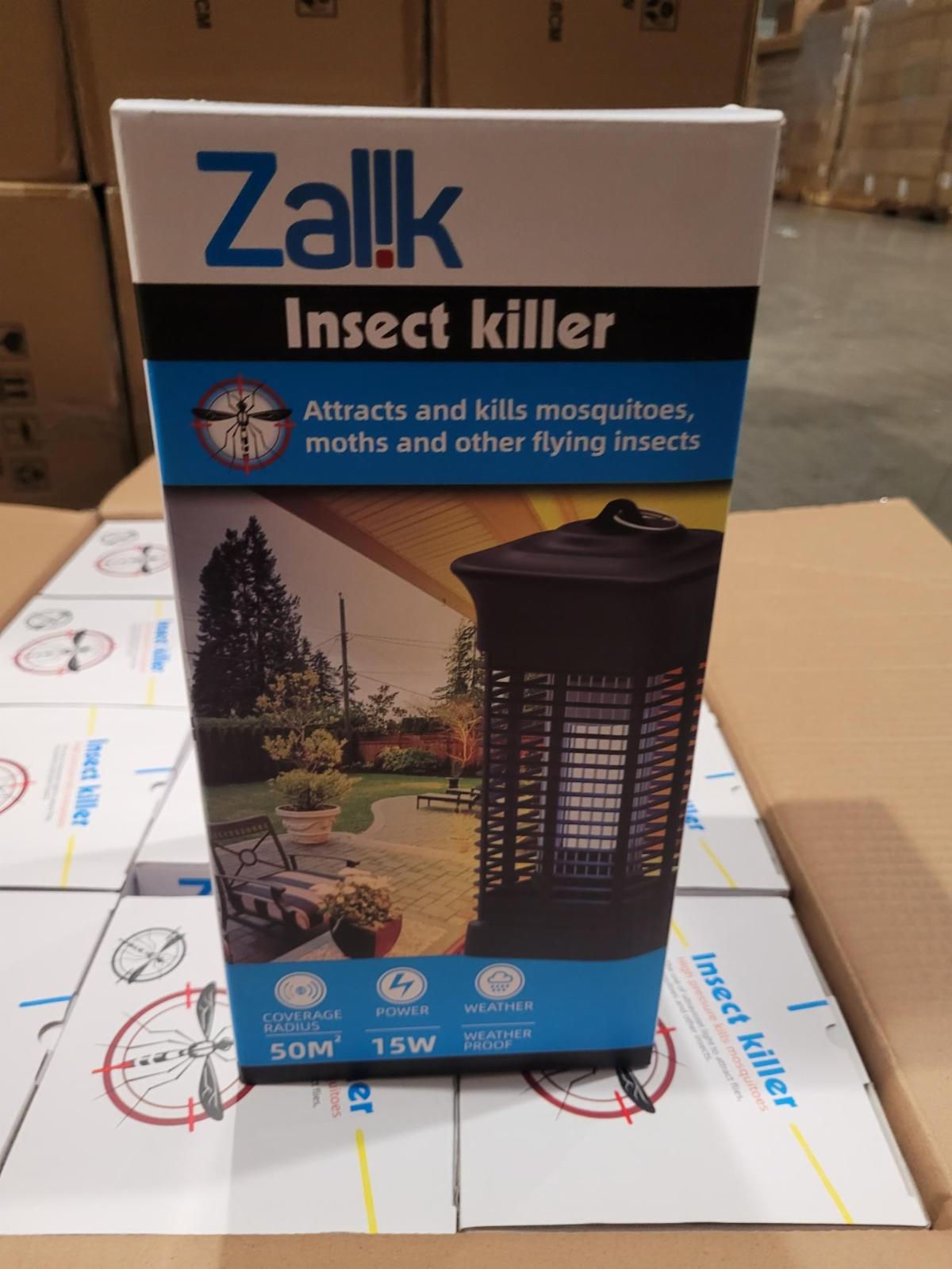 Zal!k Mosquito Bug Zapper Fly Killer Bug Attractant - 1500 Sq Feet ...