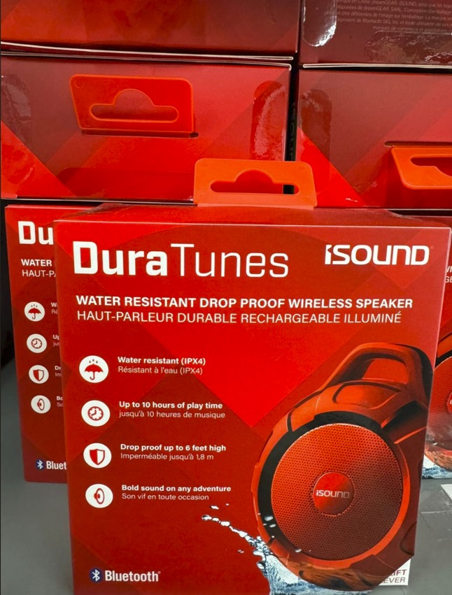 Isound Isound-6706 Duratunes Water-resistant Bluetooth Speaker - Available