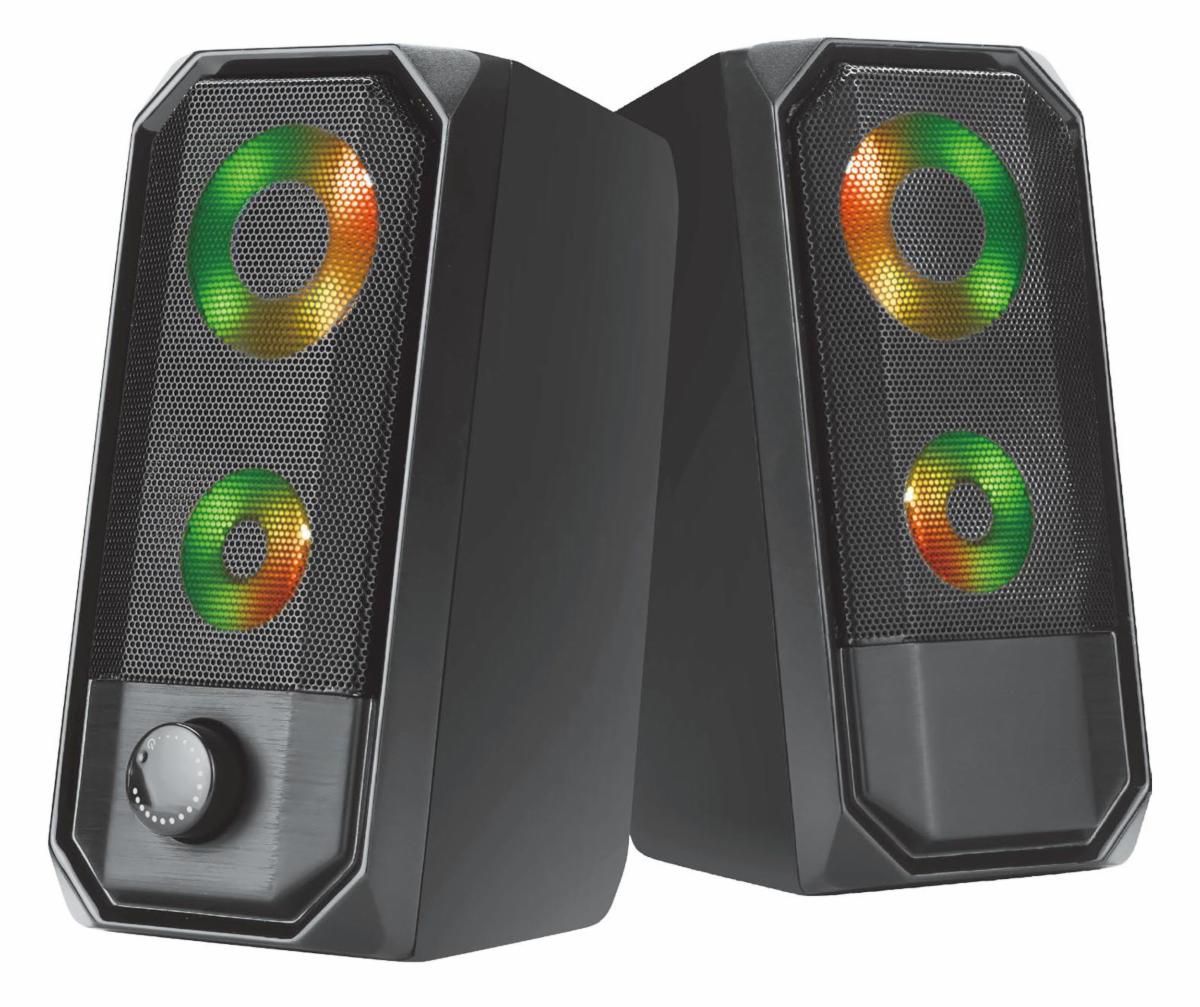 Variety of Choices - beFree Sound Computer Gaming Speakers with LED RGB ...
