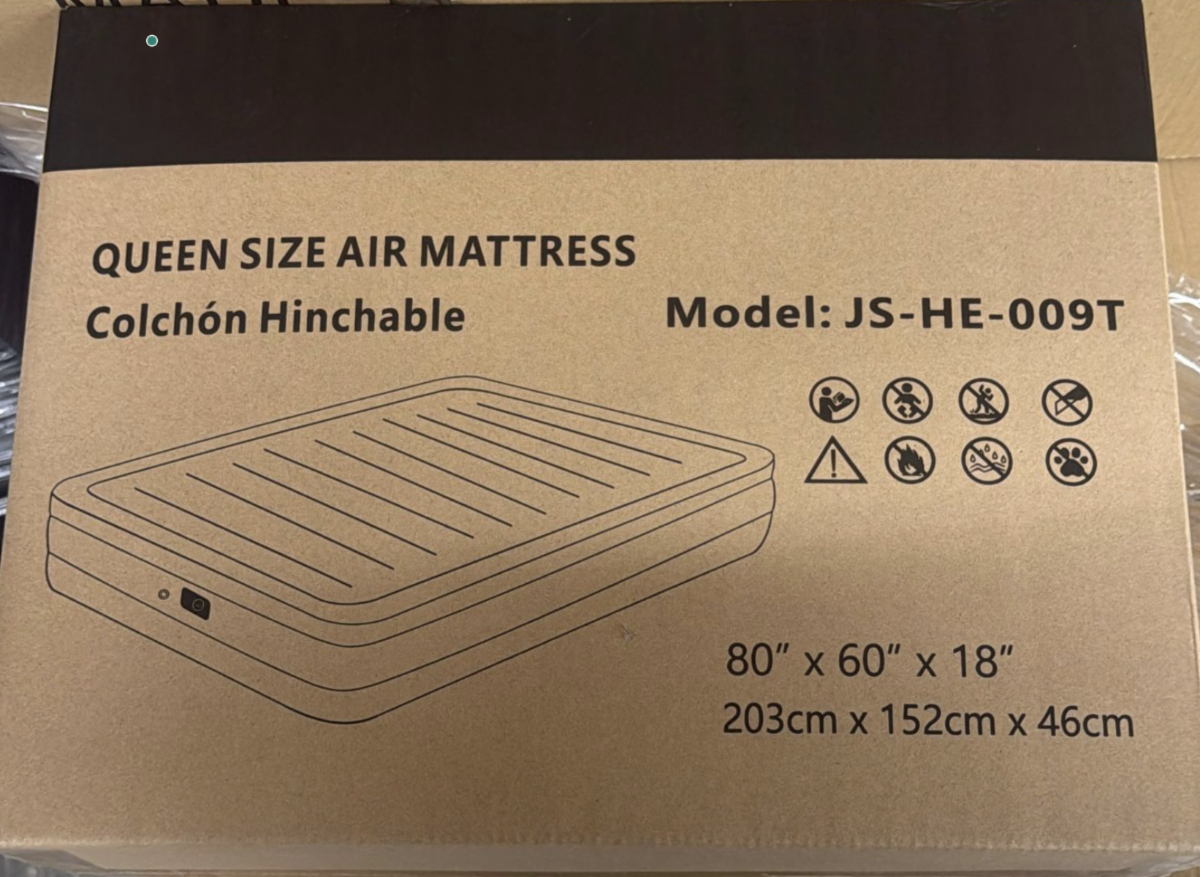 TINSUN Queen 18" Air Mattress with Pillow & Built-In Pump - PRICE DROP - Available NOW