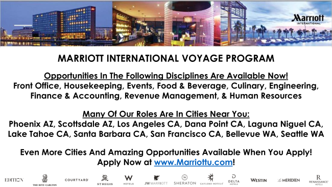 Marriott on Campus! Thursday, October 6th