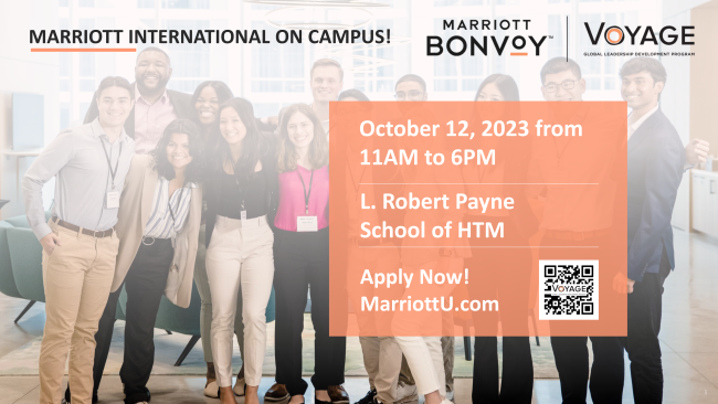 Marriott on Campus - Thursday, October 12th