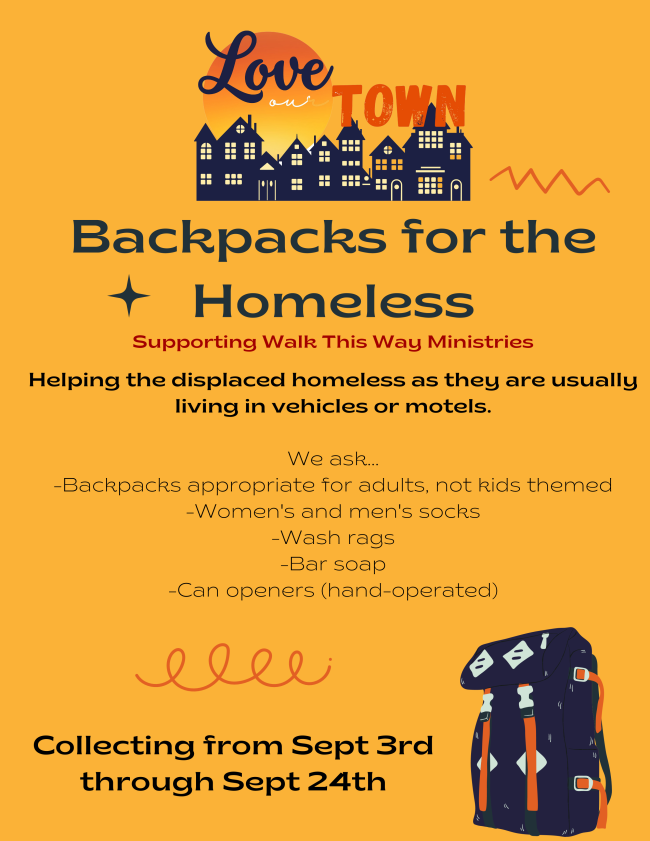 We join with others to "LOVE OUR TOWN"