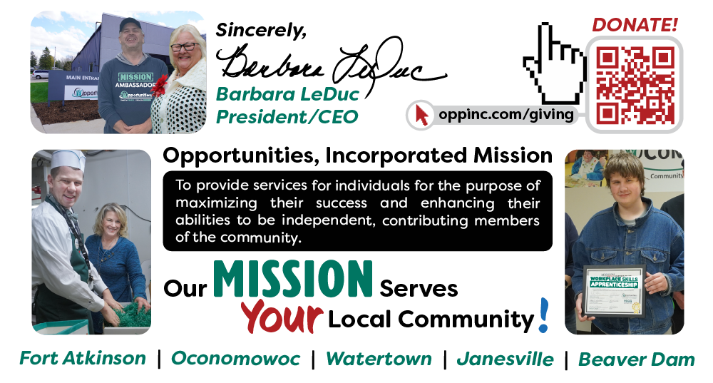 Opportunities, Inc. Annual Appeal