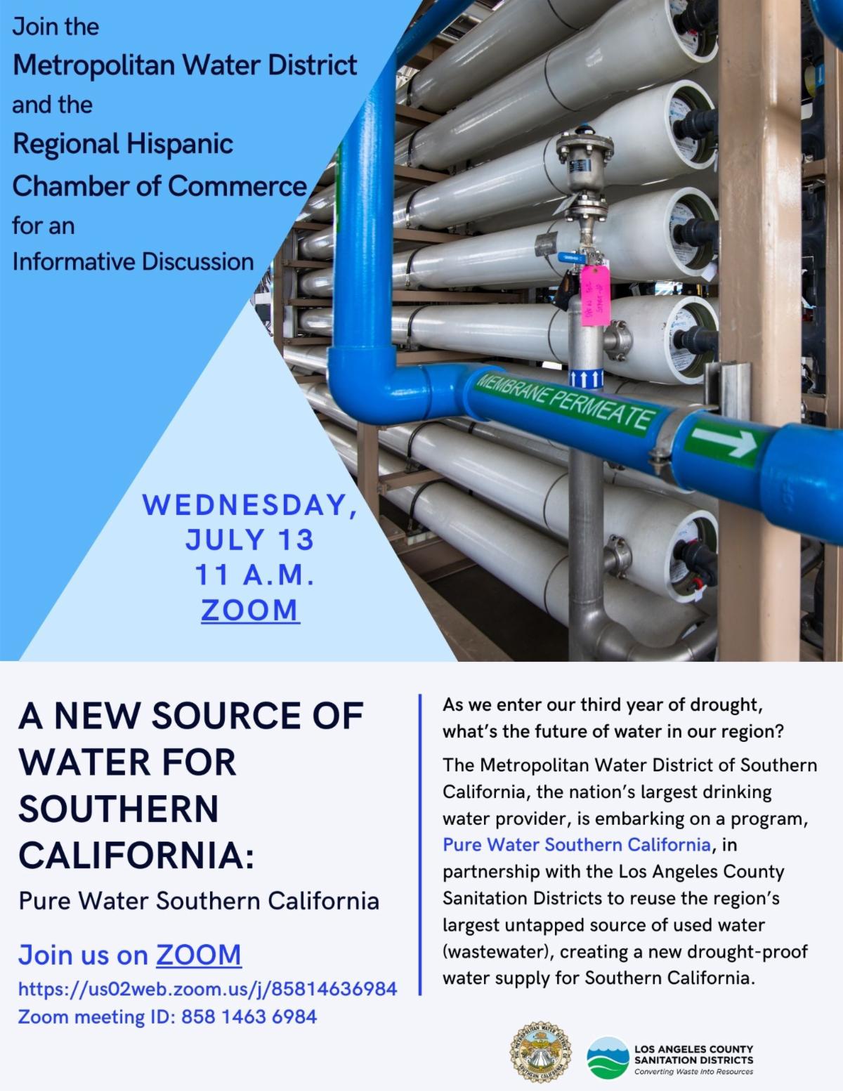 Recycled Water Program to develop a new, drought-proof supply of water ...