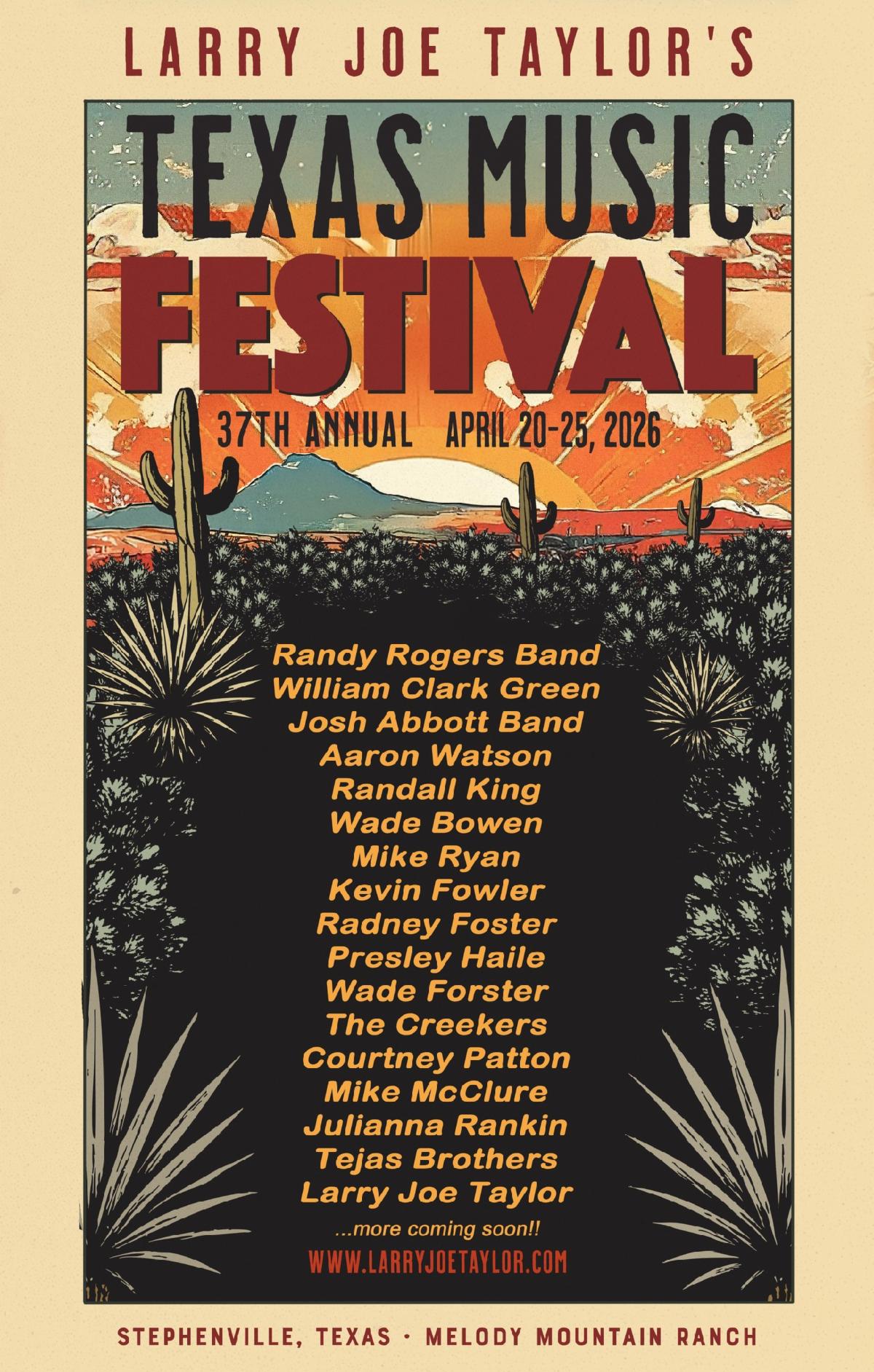 Texas Music Daily Update (1/26/26)