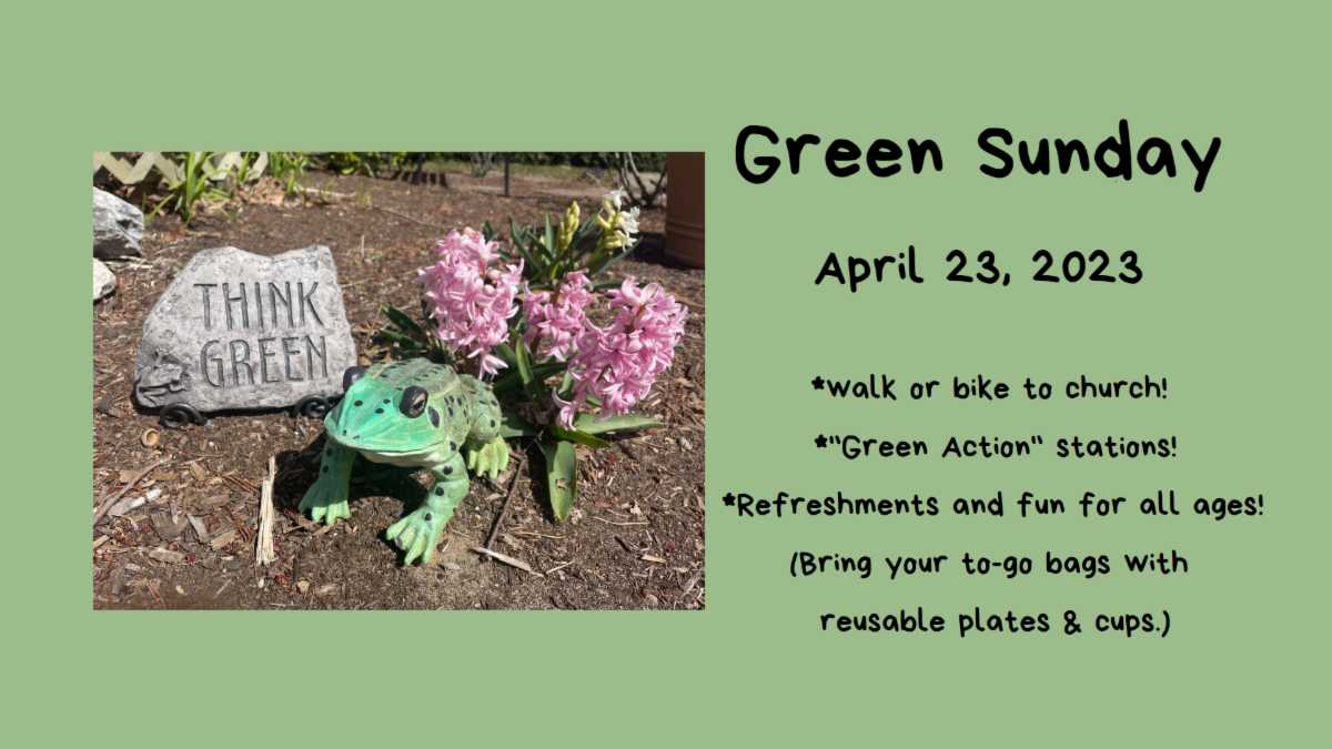 COA HOPES AND NOTES-Green Sunday is this Sunday