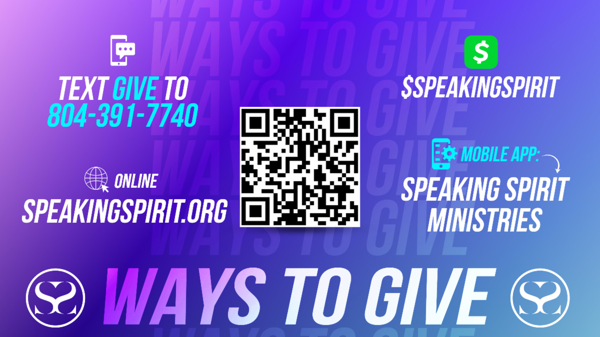 Speaking Spirit Ministries - Home