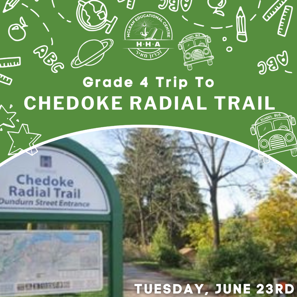 Grade 4 Trip to Chedoke Radial Trail