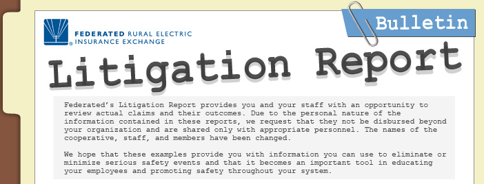 Federated Rural Electric Insurance Exchange - Litigation Report