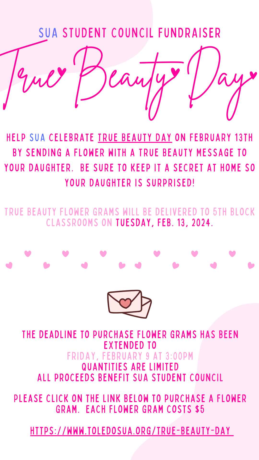 SUA Parent Newsletter - February 7, 2024