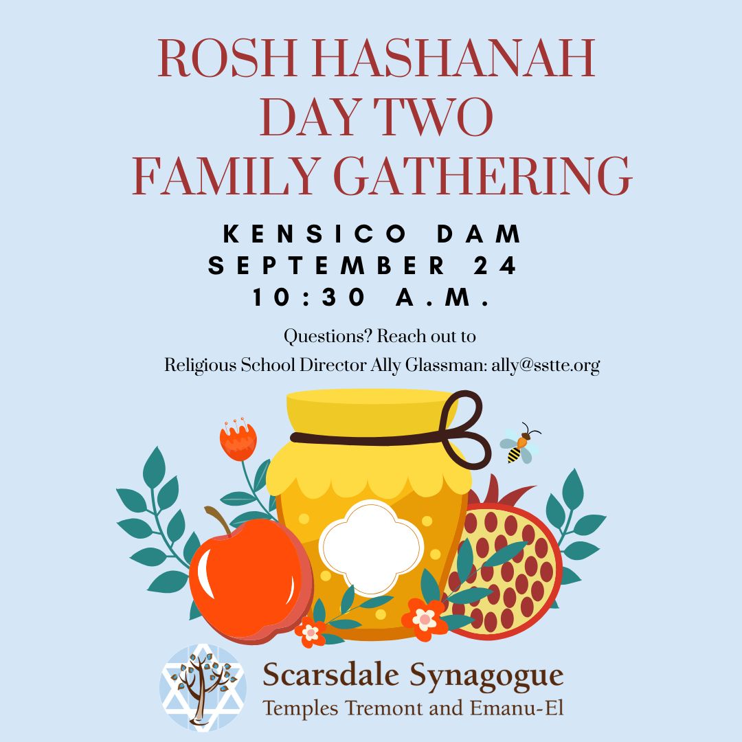 Rosh Hashanah Zoom Links & In Person Schedule
