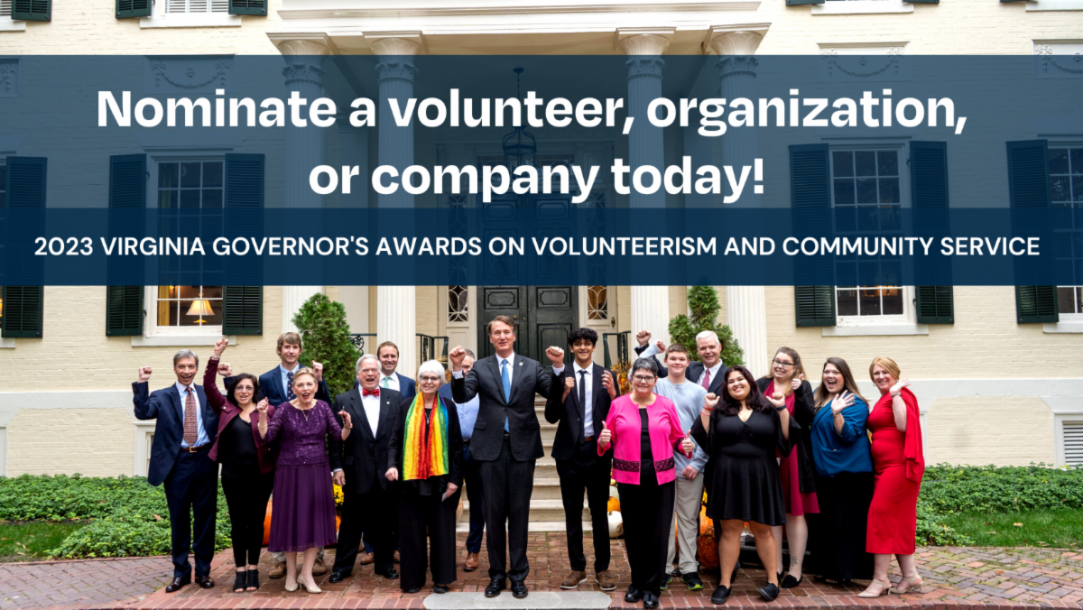 Reminder: Nominate a volunteer today