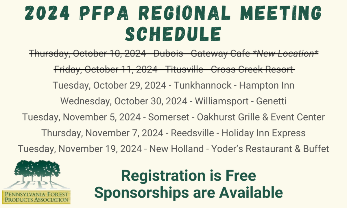 2024 PFPA Regional Meetings