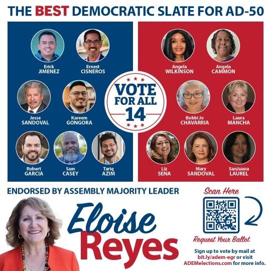 California ADEM Delegate Candidates: Update Announcements of Candidates #9